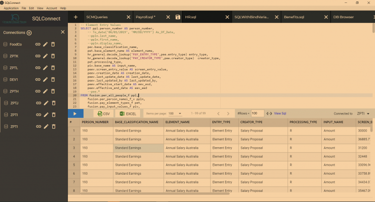 Step By Step To Run A SQL Query In Oracle Fusion SQL Connect 