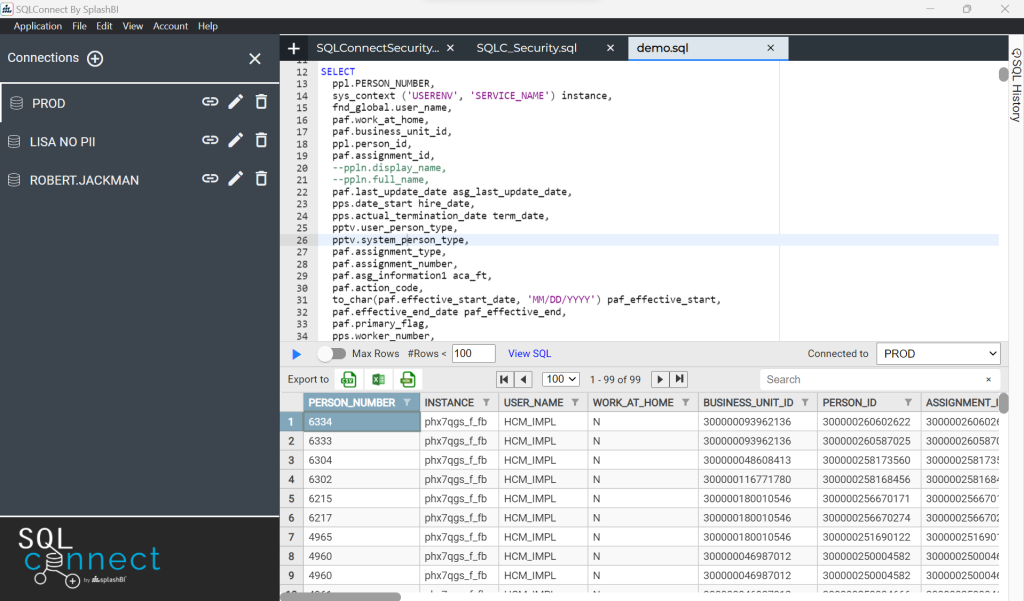 SQL Connect- An Oracle Cloud Tool | SQL Connect | An Oracle Cloud Tool by SplashBI